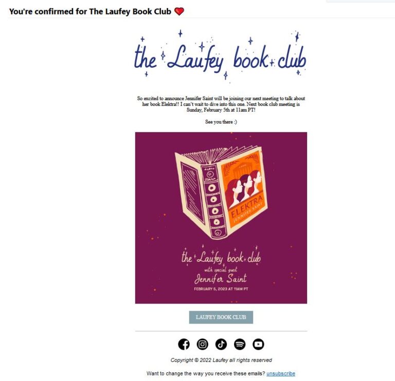 オンライン洋書読書会「The Laufey Book Club」に参加する方法 | 春栗の自由帳